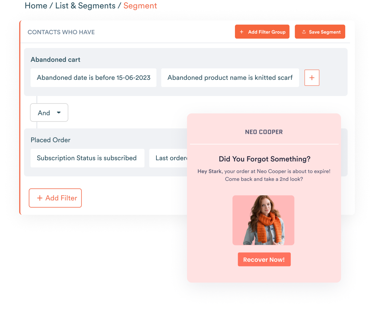 Email Segmentation - Retainful