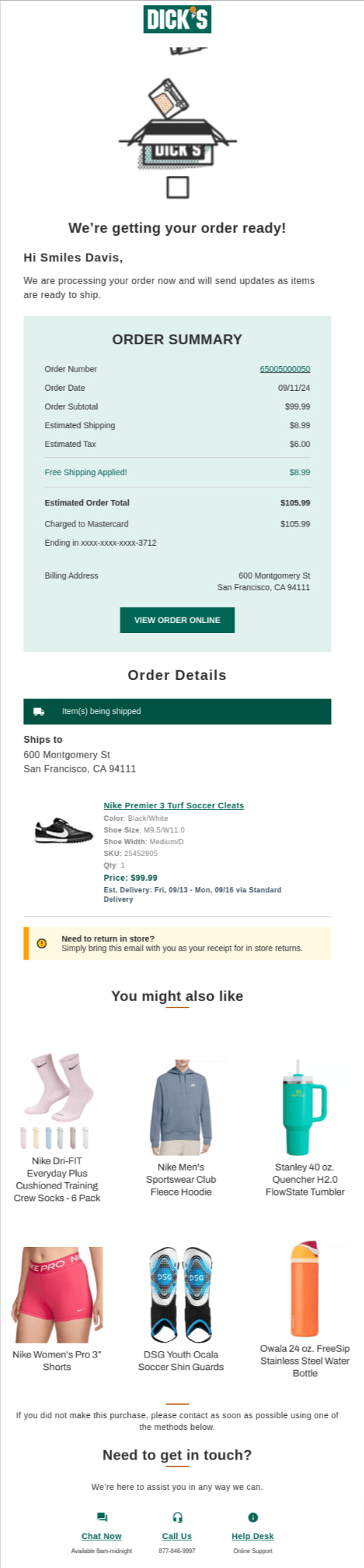 9 Best Order Confirmation Email Templates & Examples
