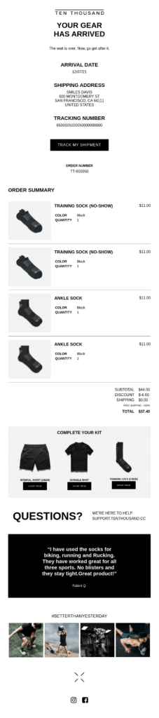 Order Confirmation Emails: Examples + Best Practices