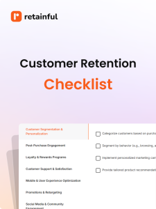 Customer Retention Strategy – Actionable Checklist
